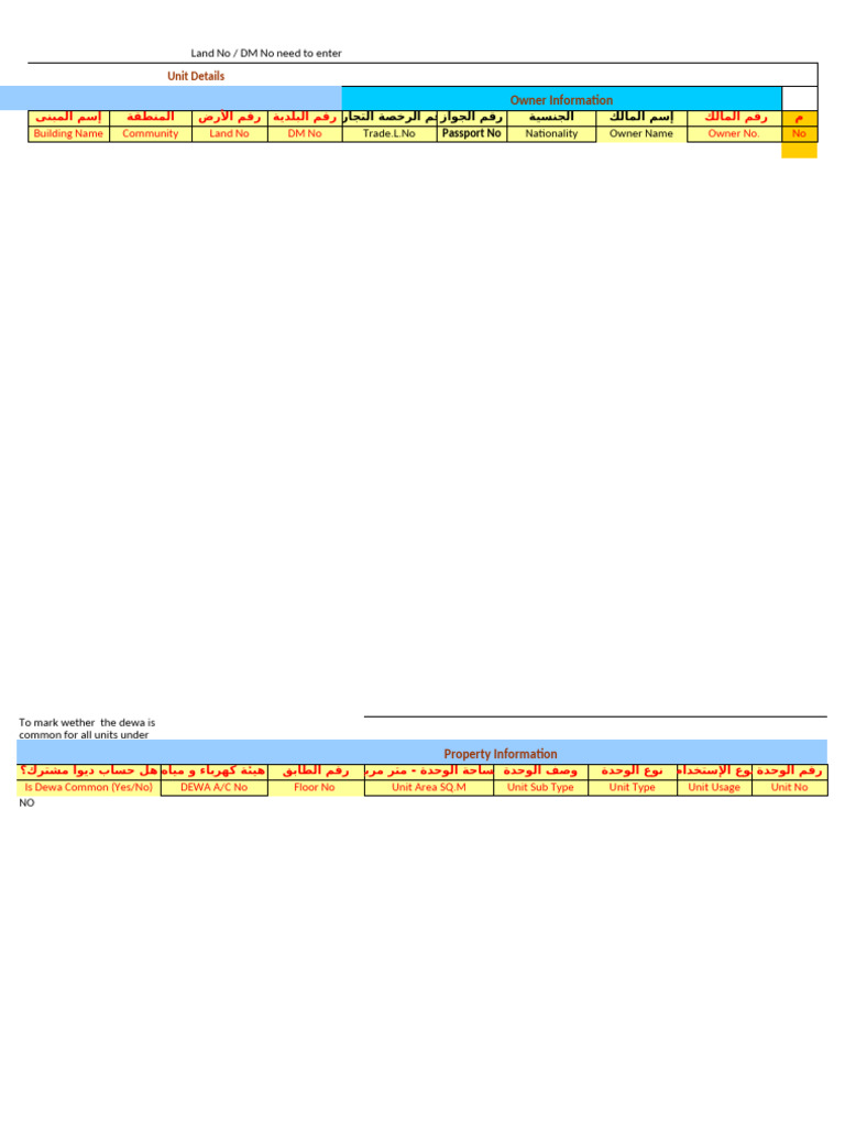 Units Template | PDF