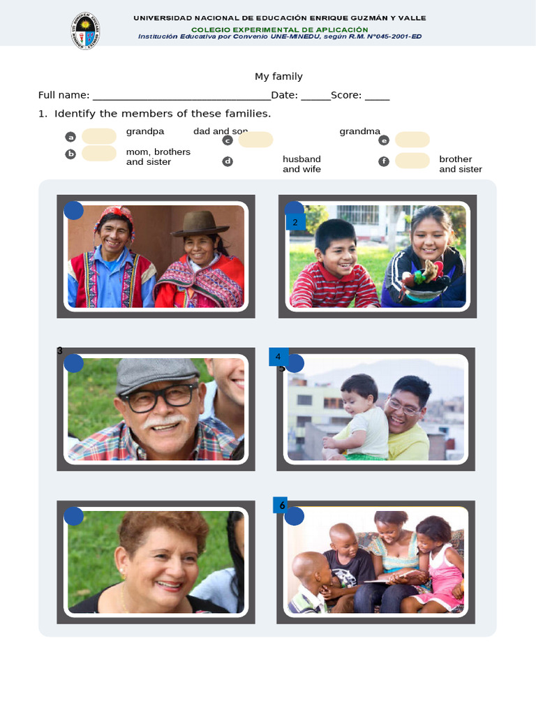 Family Member Identification Guide | PDF