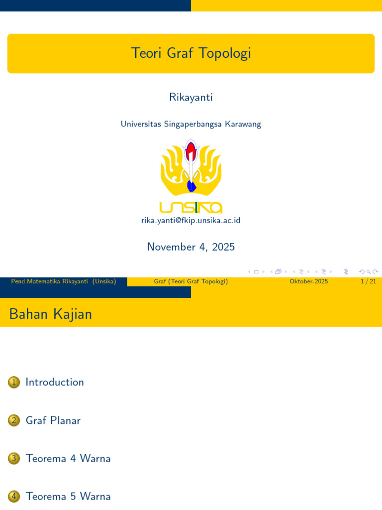 Pertemuan 13 Teorema 4 Warna | PDF