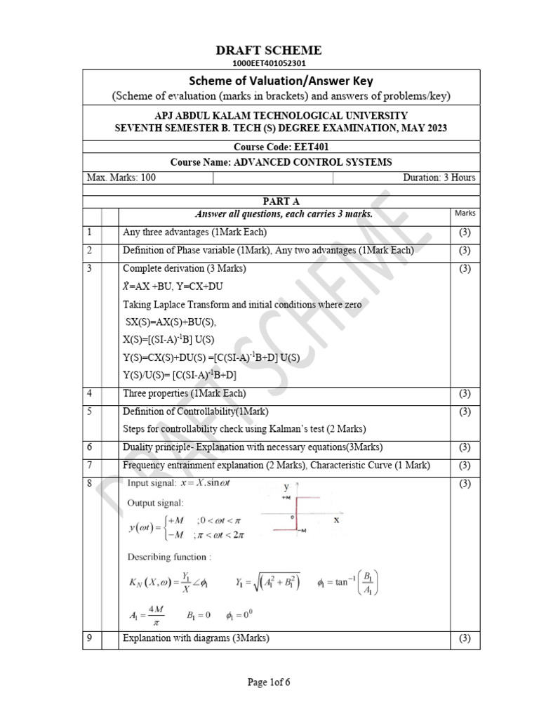 Eet401-Draft Scheme 23 | PDF | Stability Theory | Mathematics