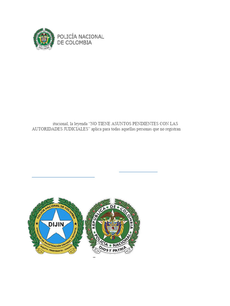 1.7.3 Antecedente Judicial Nelson Carrion--Policía Nacional de Colombia ...
