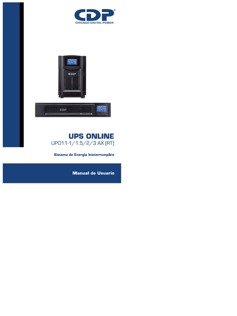 CDP-Manual do usuário UPO11 AX SPA FP1 | PDF | USB | Capacitor