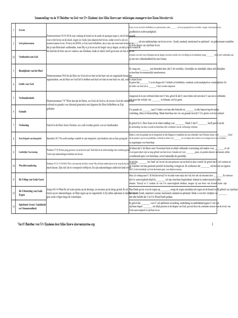 65 Beloftes | PDF