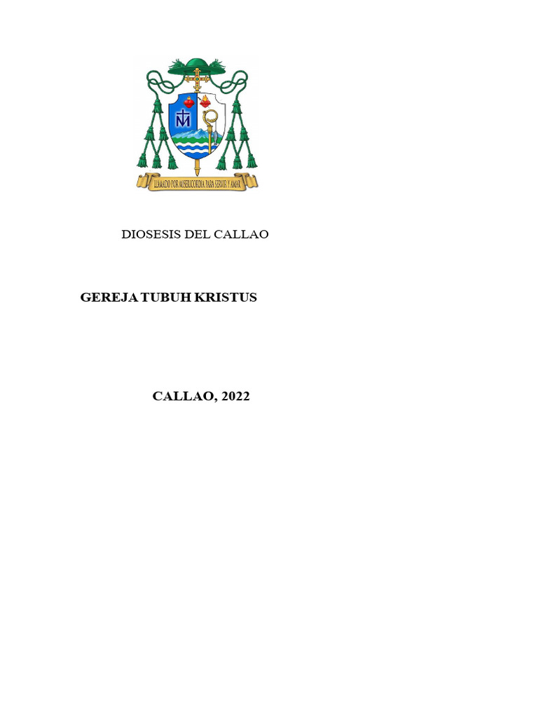 Tema 5 - Gereja Tubuh Kristus Keuskupan Callao | PDF