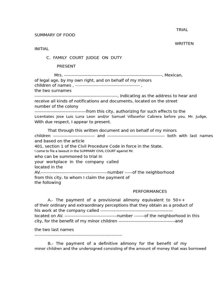 Summary Judgment For Alimony | PDF | Judiciaries | Public Law