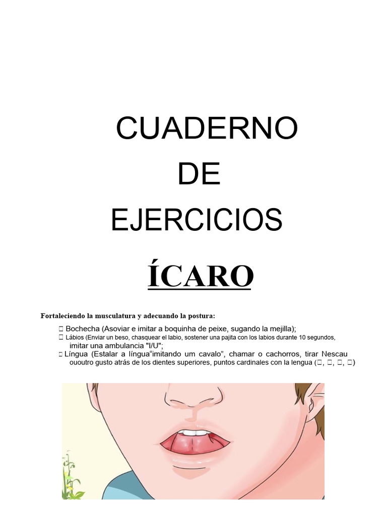 Ejercicios para Fortalecer la Musculatura Oral | PDF