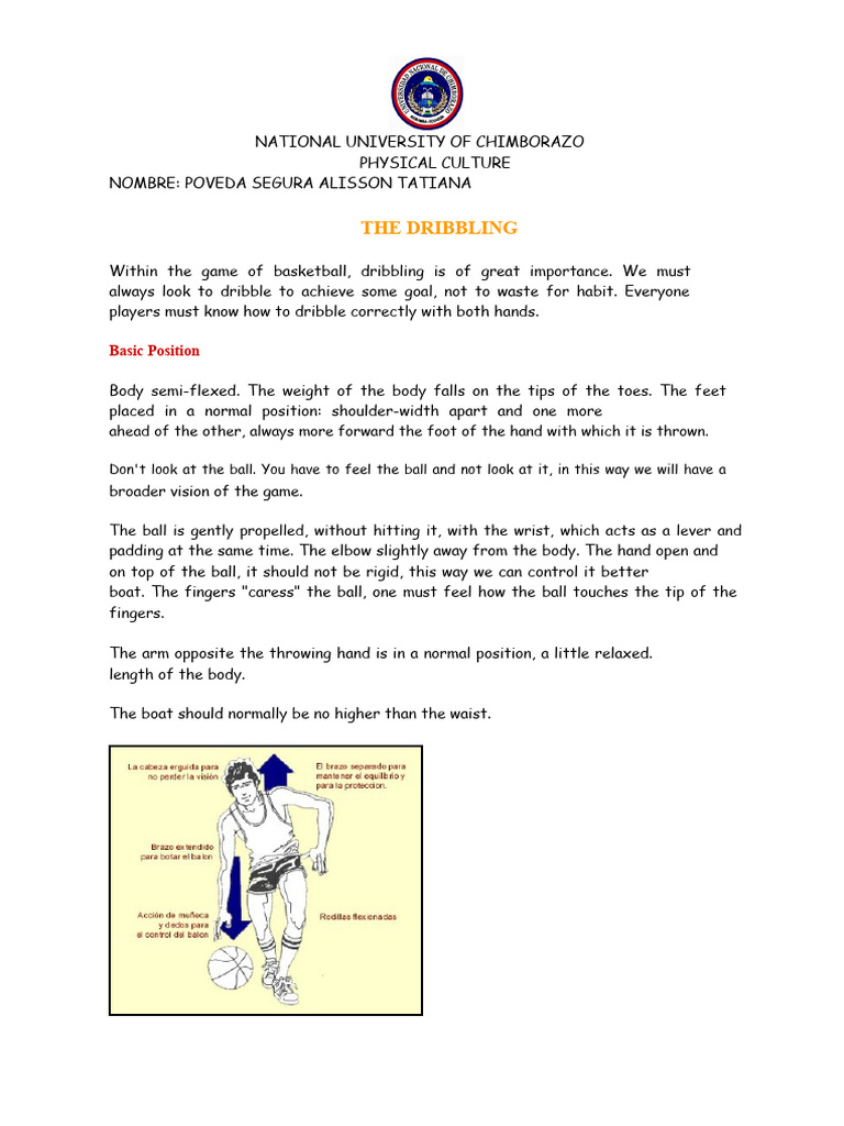 Basketball Dribbling Techniques Guide | PDF | Team Sports | Sports