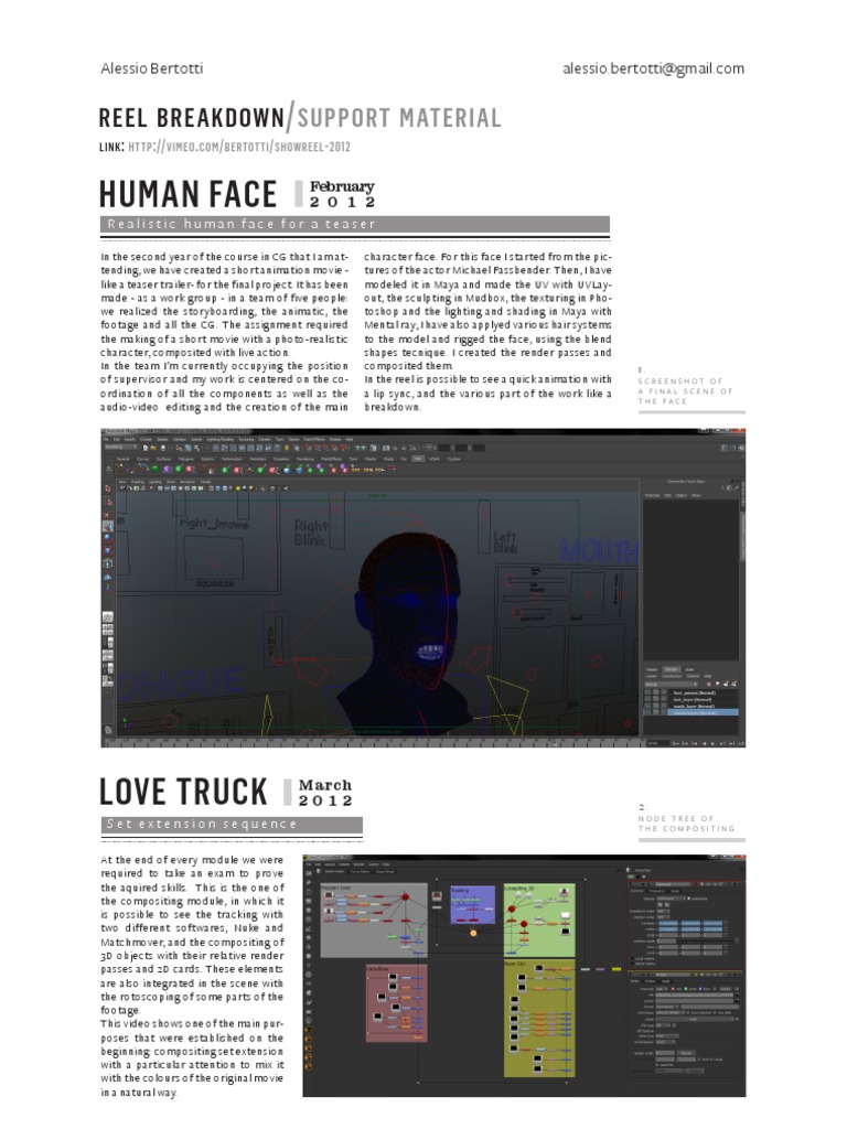 Realistic Human Face Animation Project | PDF | Rendering (Computer ...