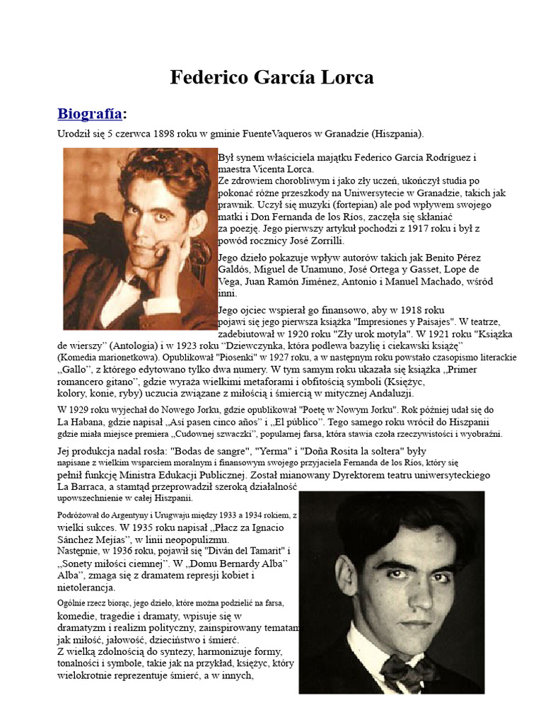 Federico García Lorca | PDF