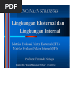 Analisis Matriks IFE dan EFE | PDF