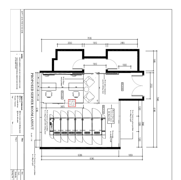 Rencana Tata Letak Ruang Server | PDF