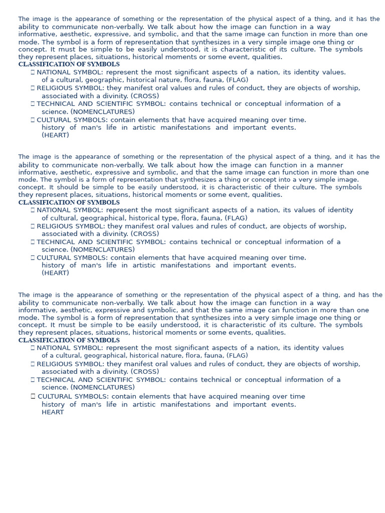 Understanding Image and Symbol Classification | PDF | Image | Concept