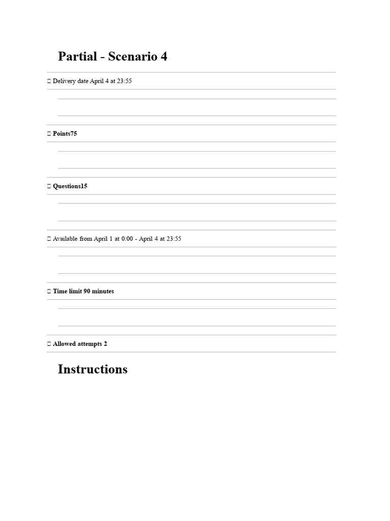 Partial Scenario 4 Fundamentals of Photography | PDF | Exposure ...