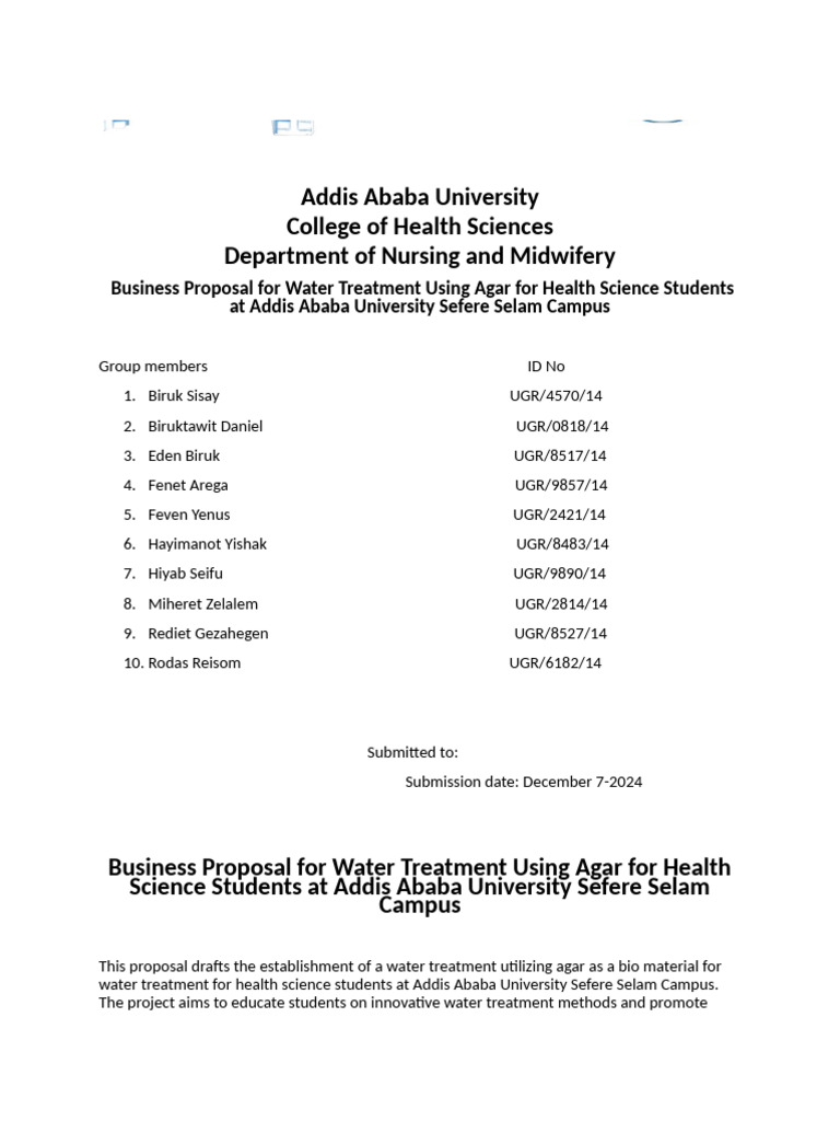 Proposal Entrepreneurship | PDF | Return On Investment | Investing