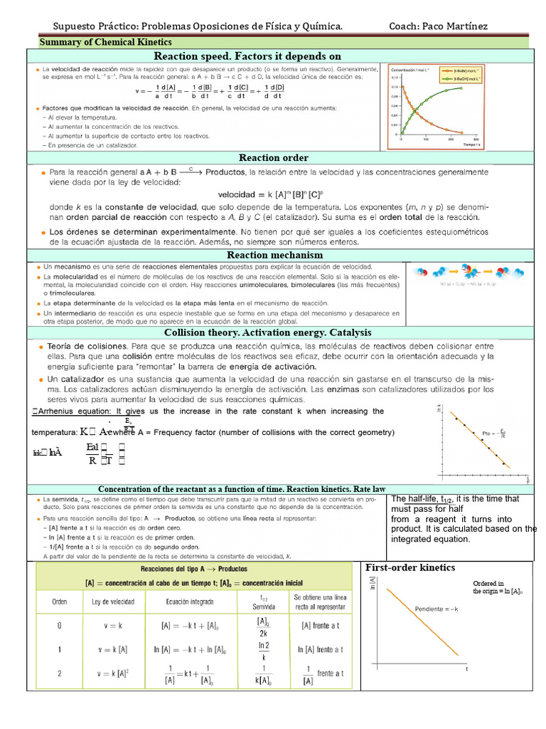 Chemistry 7 Chemical Kinetics Reaction Rate | PDF | Reaction Rate ...