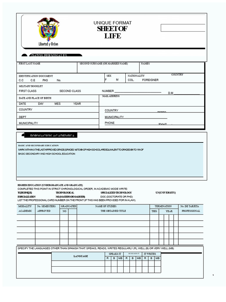Unique Resume Format Template | PDF