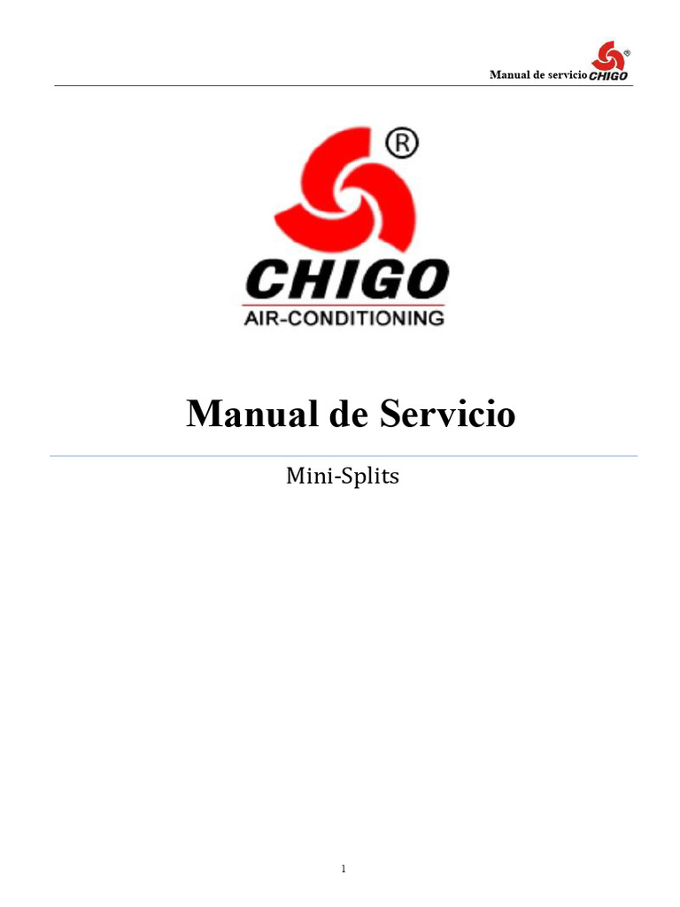 Chigo Mini Splits | PDF | Bomba de calor | Bomba