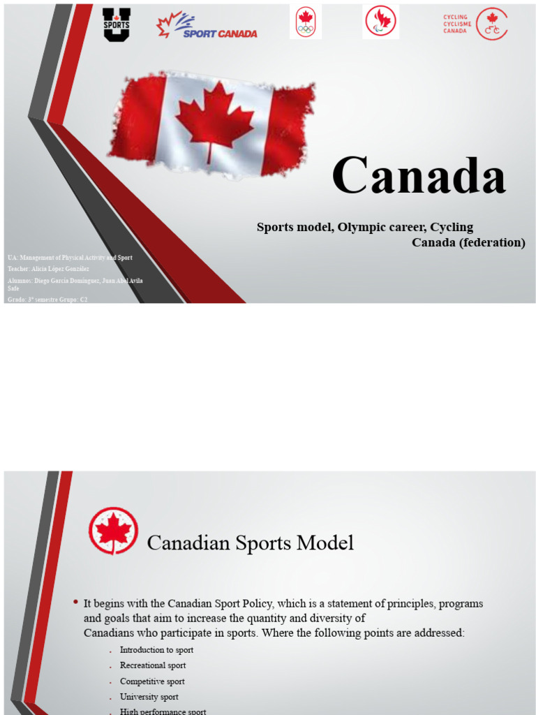 Canadian Sports Model and Cycling Overview | PDF | Sports | Canada