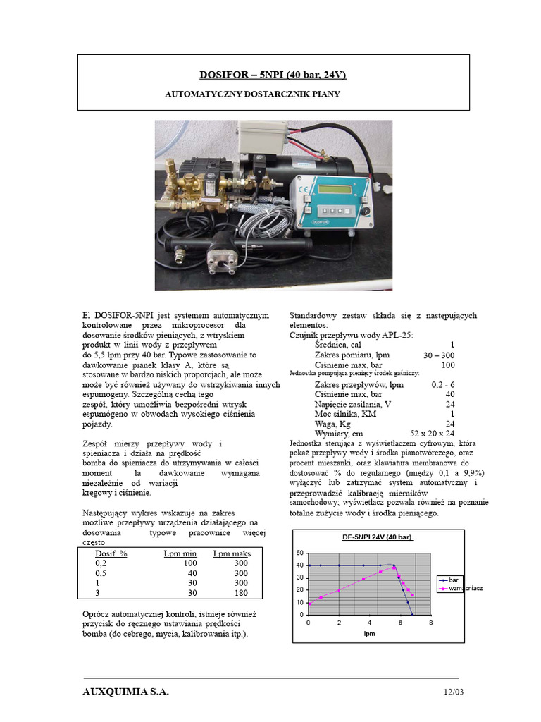 DosiFor 5NPI | PDF