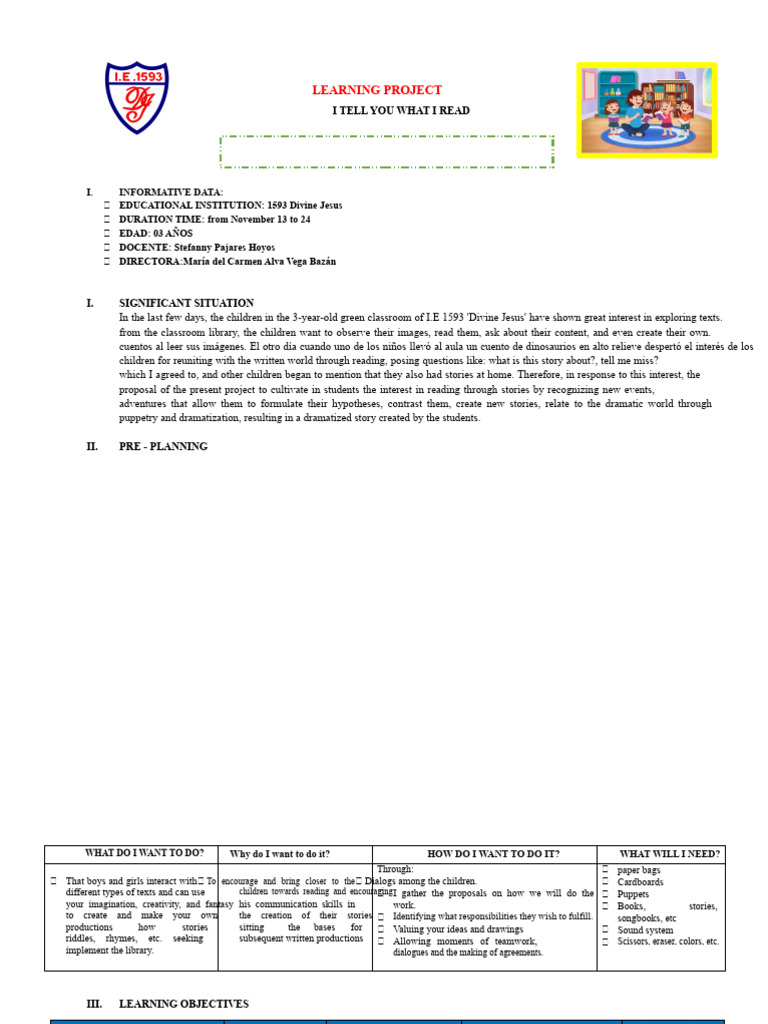 Project We Create Stories | PDF | Nonverbal Communication | Cognition