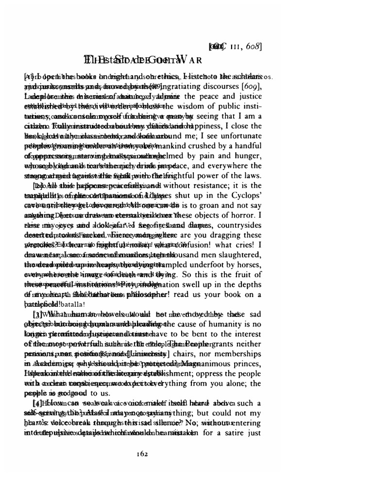 Rousseau - ''El Estado de Guerra'' (Gour.) | PDF | Estado (política) | Paz