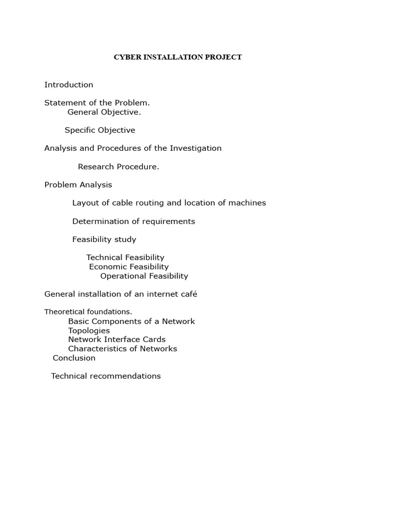 Cyber Café Network Installation Guide | PDF | Computer Network ...
