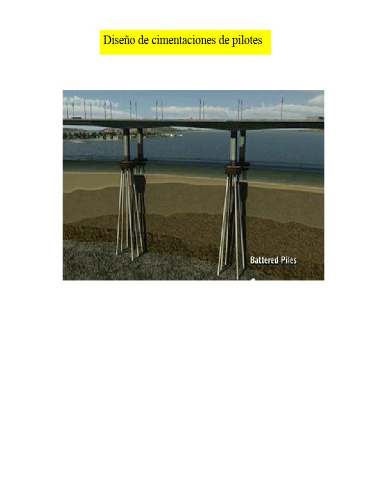 Diseño de Cimentaciones con Pilotes | PDF | Fundación (Ingeniería ...
