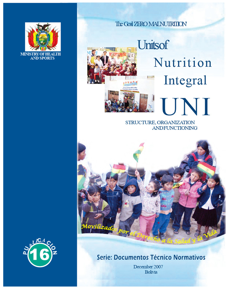Integral Nutrition Units UNI structure, organization, and functioning ...