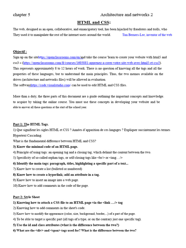 5 HTML-CSS Project | PDF | Html | Html Element