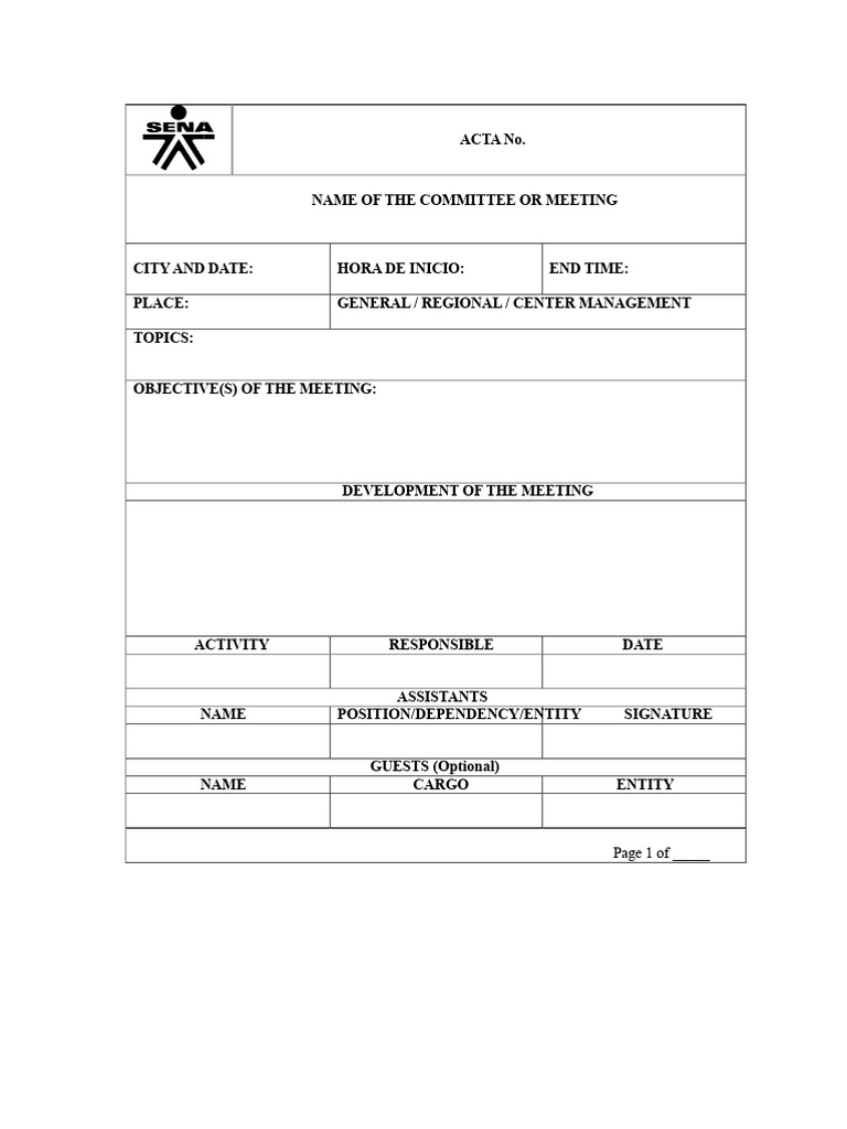Template Act | PDF