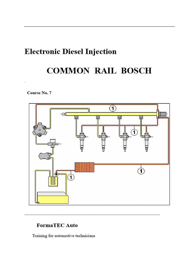 Diesel Common Rail Electronic Injection Bosch | PDF | Fuel Injection ...