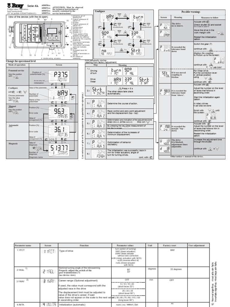 Positioner - Bray - Series 6a - 1 | PDF | Actuator | Equipment