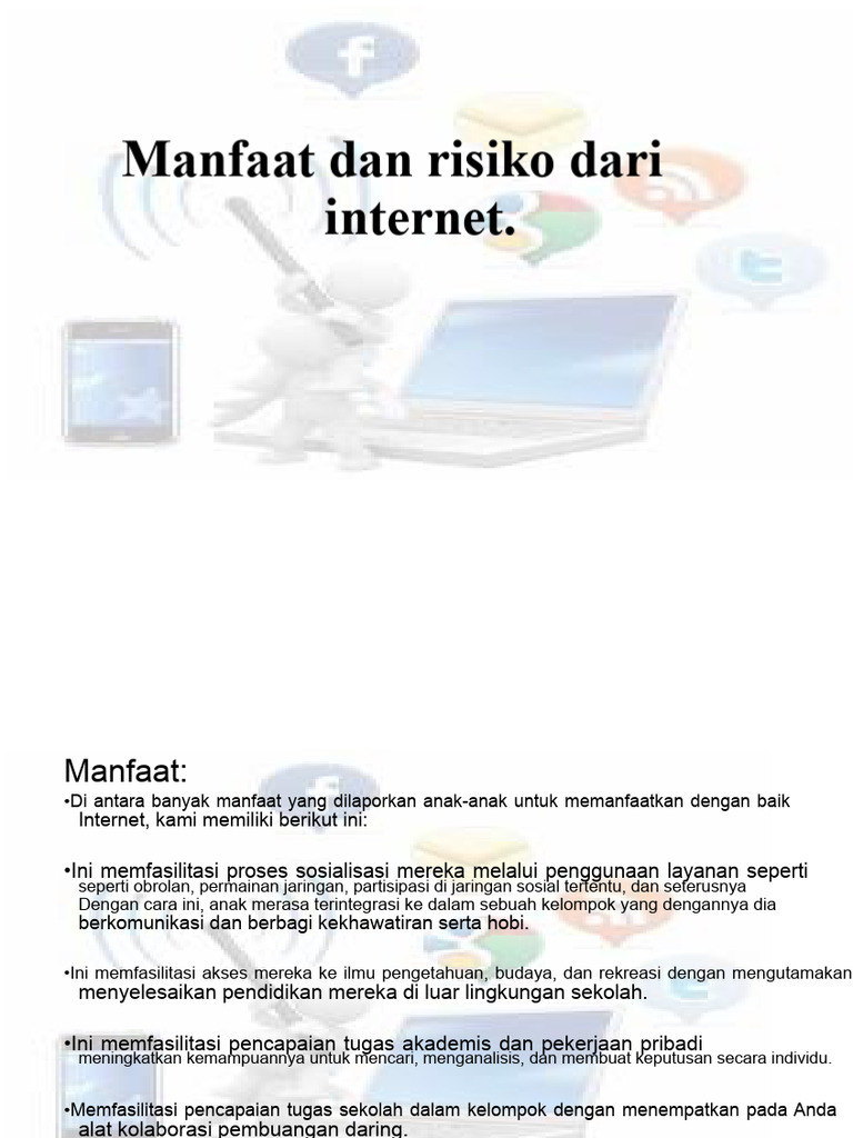 Manfaat Dan Risiko Internet | PDF