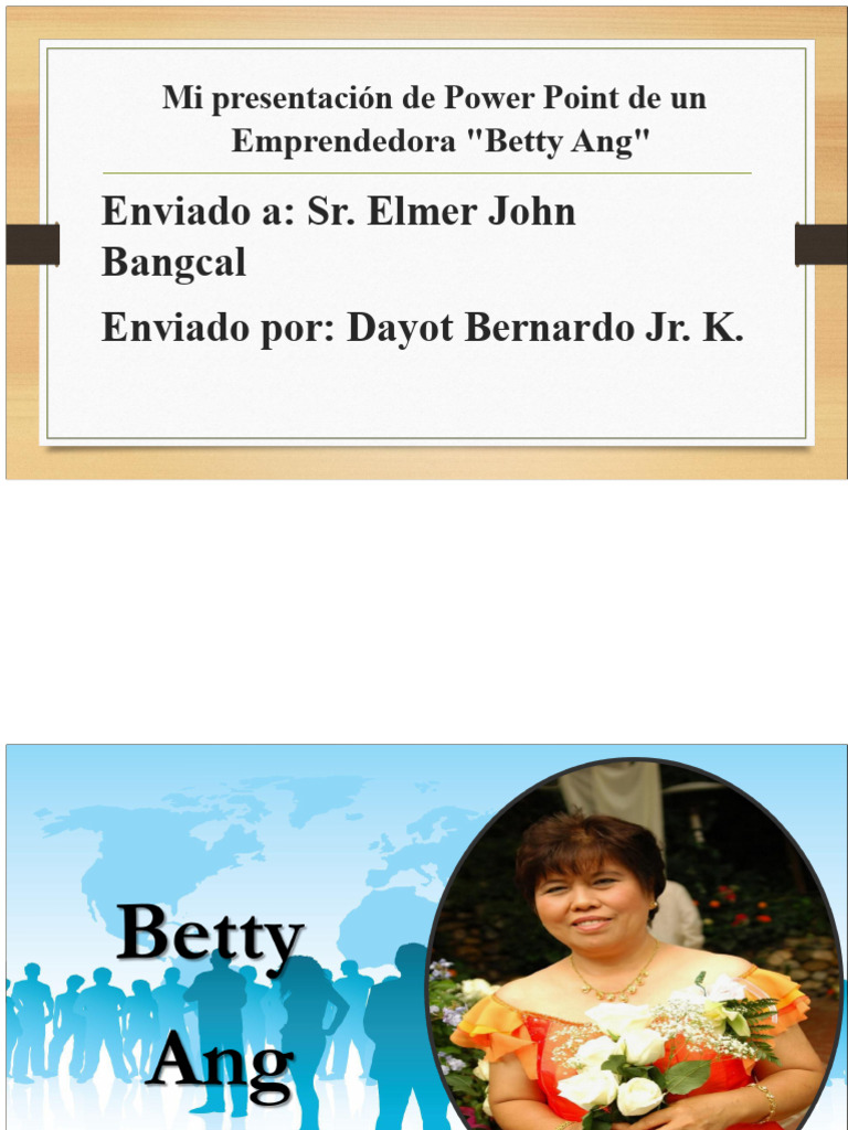BTE5-Presentación Betty Ang | PDF | Galleta | Alimentos
