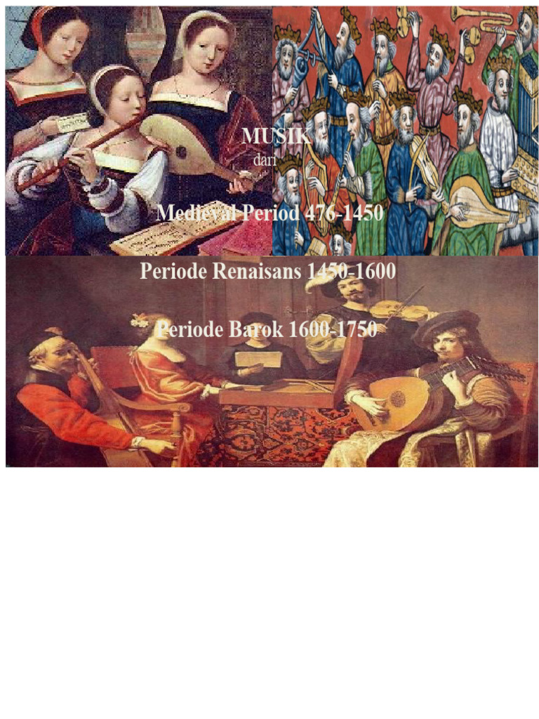 Sejarah Musik Abad Pertengahan hingga Barok | PDF