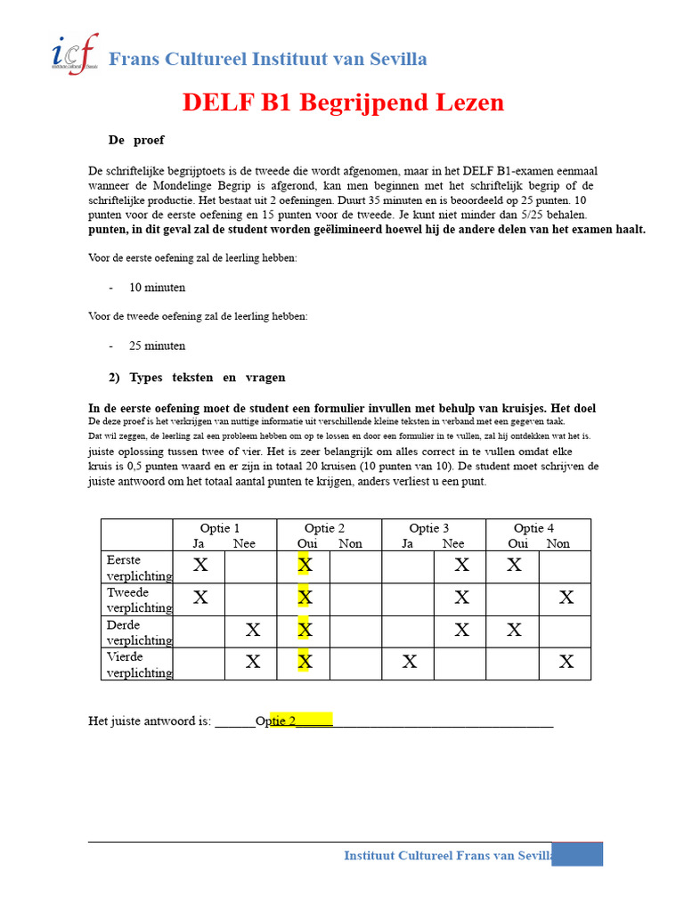Delf b1 Ce | PDF