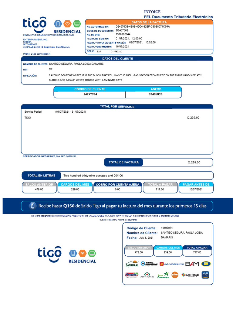 Invoice for Innovative Communication Services | PDF | Economies ...
