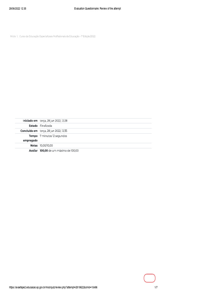 Module 6 Giftedness - Assessment Questionnaire | PDF
