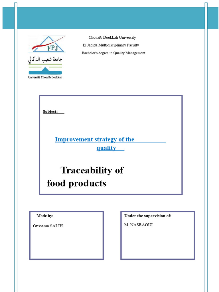 Food Product Traceability Strategies | PDF | Radio Frequency ...
