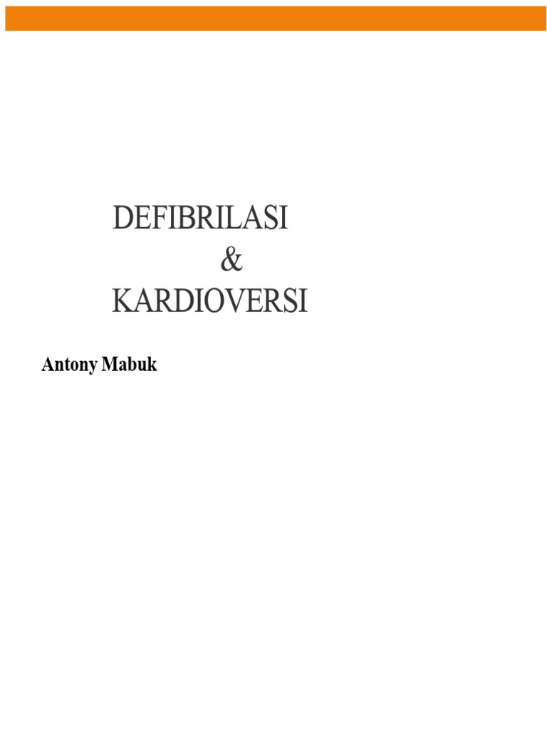 Defibrillator | PDF