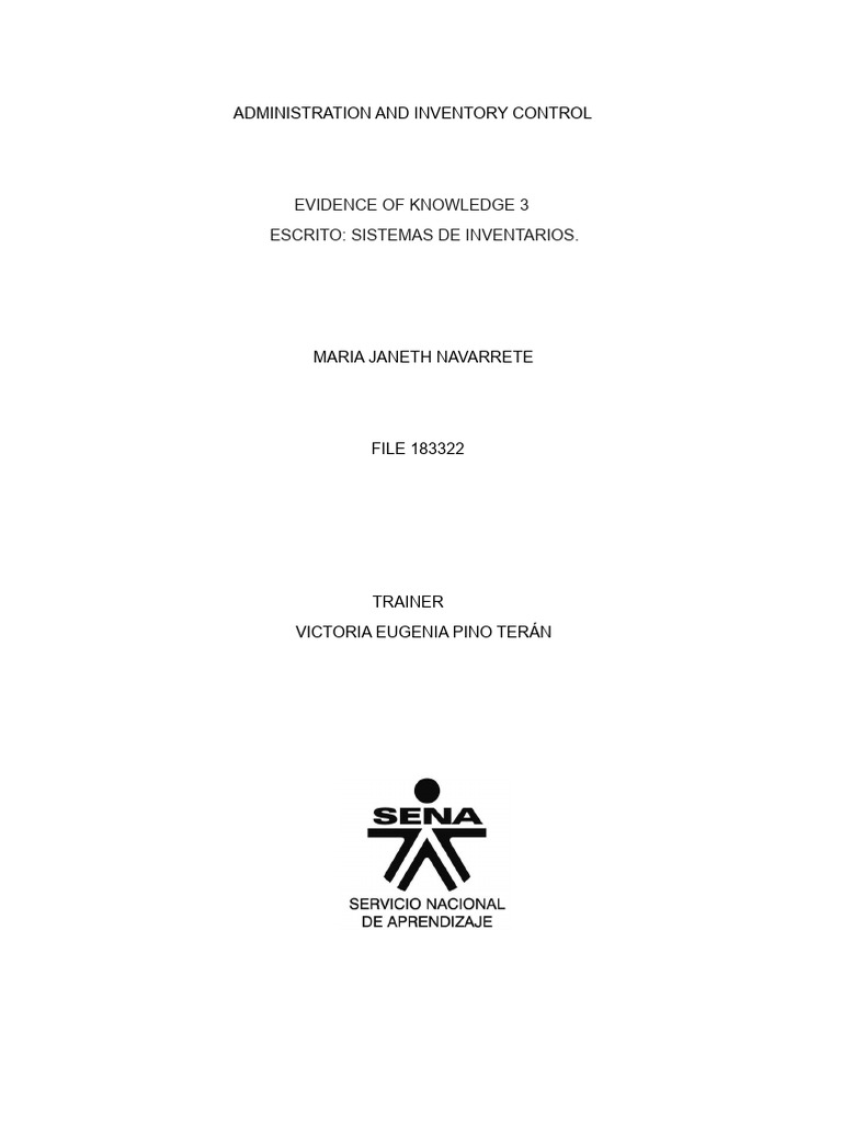 Written Inventory Systems | PDF | Inventory | Goods
