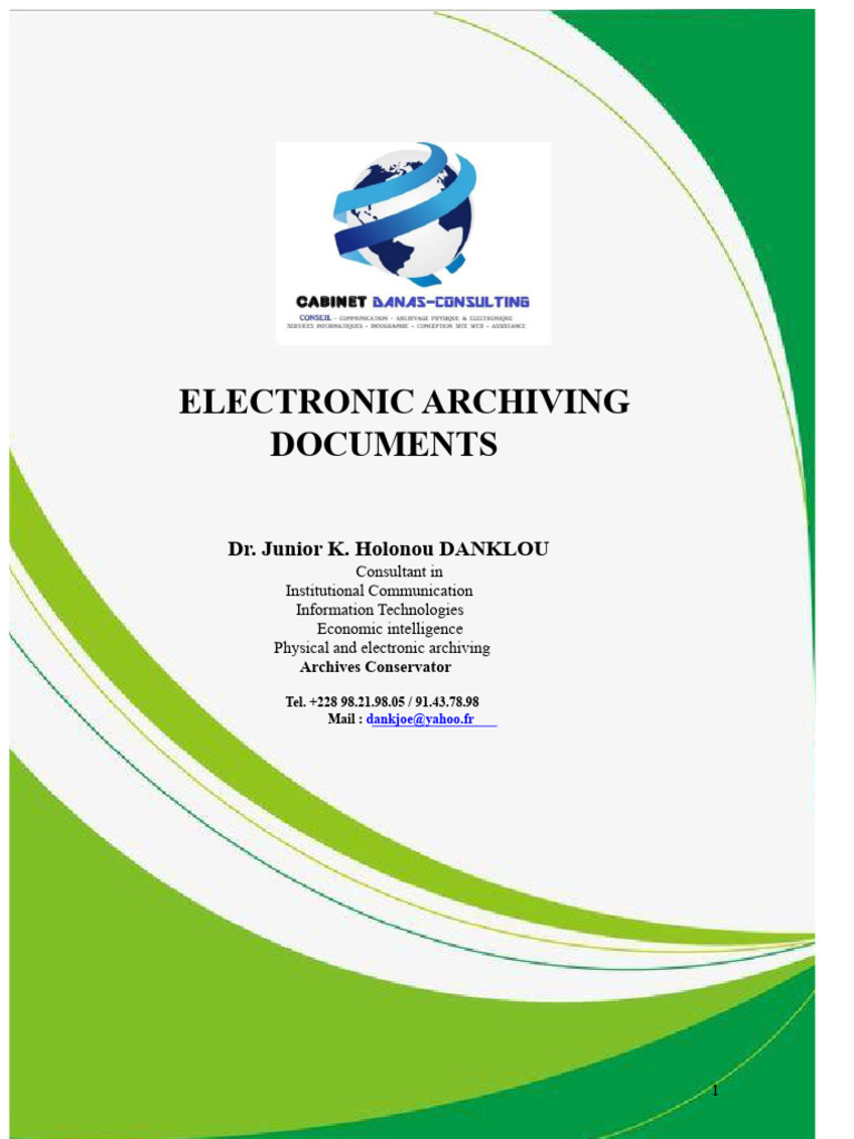 Electronic Archiving | PDF | Optical Character Recognition | Blu Ray