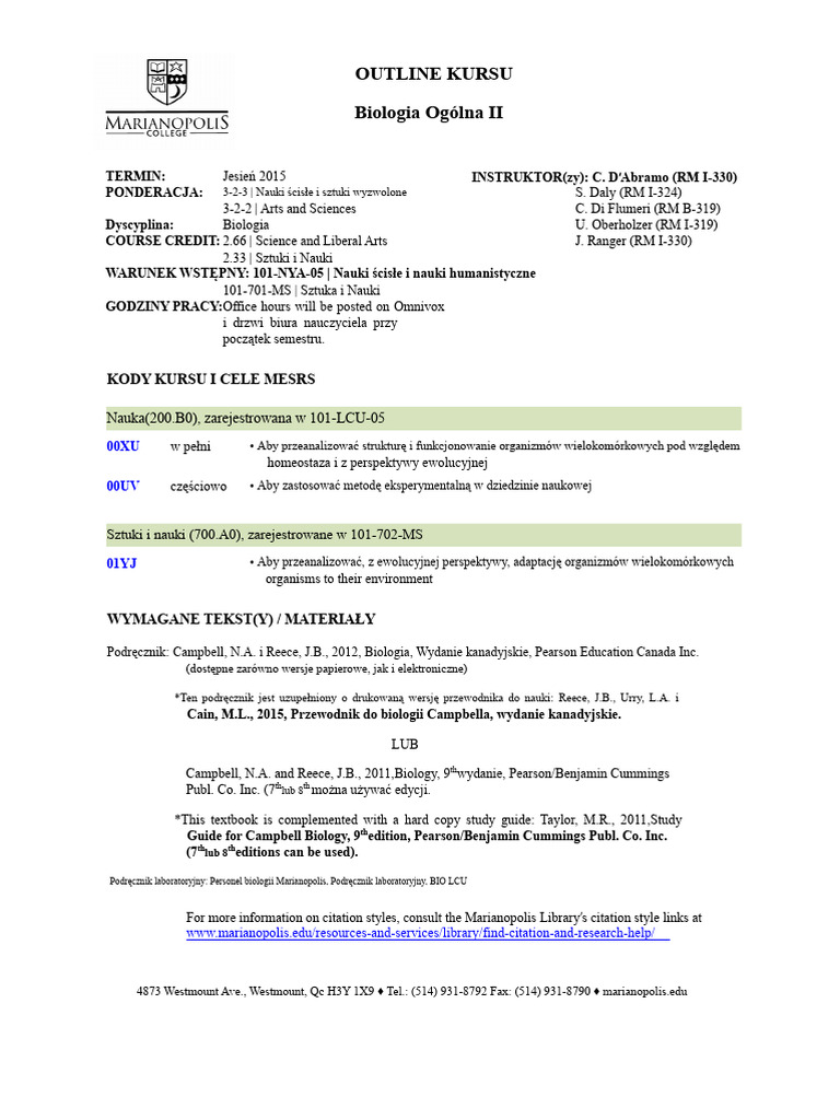 A15 BIO 101-LCU-05 702 GenB-2 | PDF