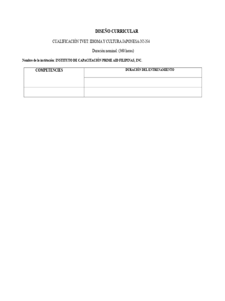 cblm idioma japonés.docx | PDF