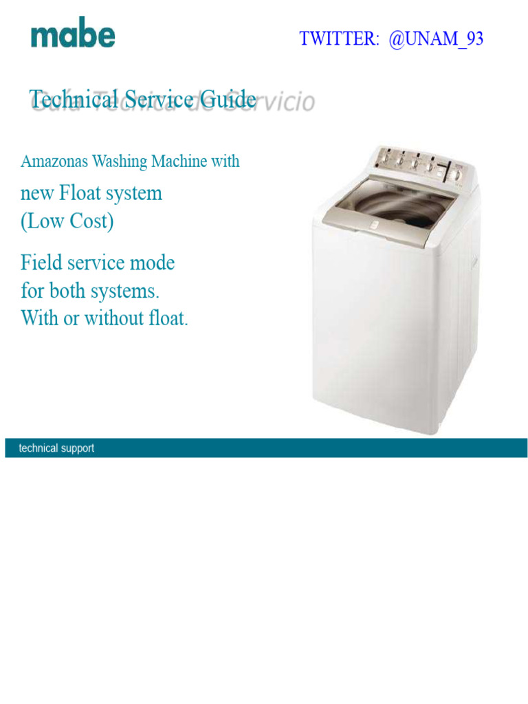 Easy-Mabe Washing Machines Manual | PDF | Washing Machine | Clutch