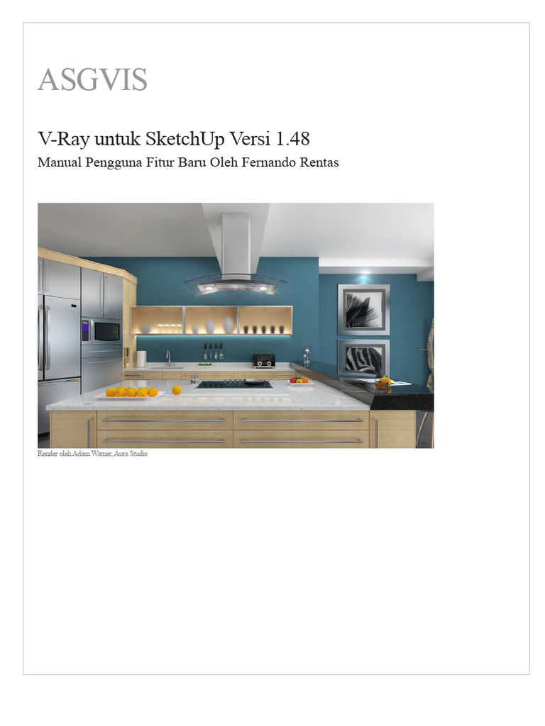 Panduan Pengguna Vray untuk Sketchup | PDF