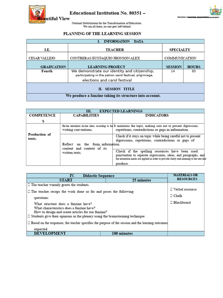 Learning Session The Fanzine | PDF | Human Communication | Learning