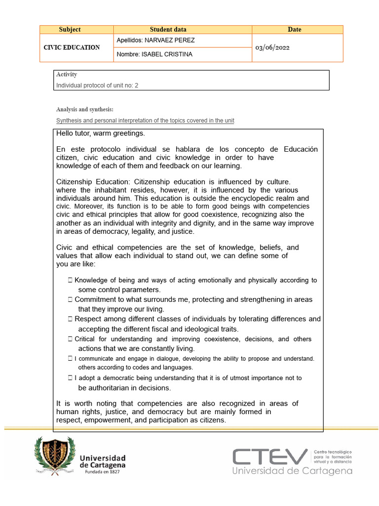 CIVIC AND CITIZEN EDUCATION | PDF | Citizenship | Civics