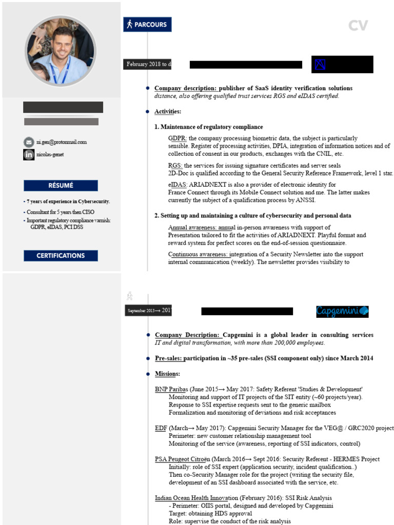 CV Nge 2019 | PDF | Computer Security | Security