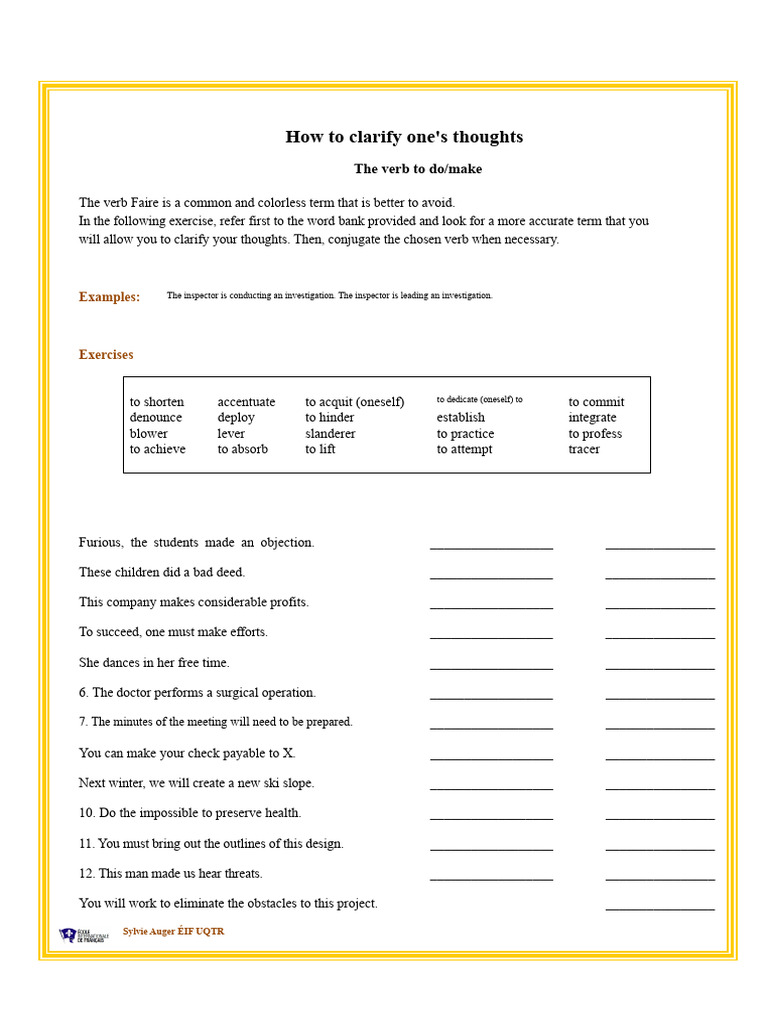 The Verb To Do | PDF